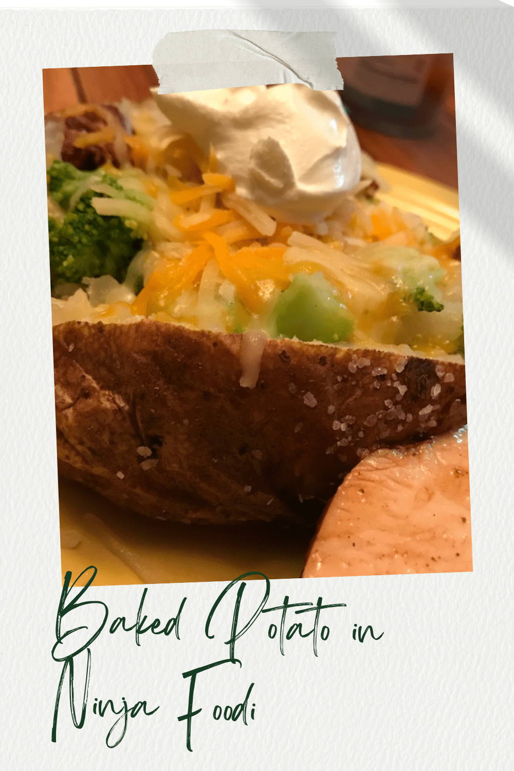 Easy Baked Potato in the Ninja Foodi Air Fryer | Hackett Hill Farm
