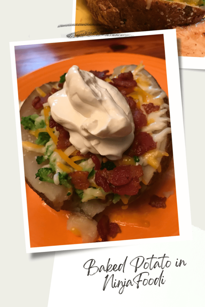 Easy Baked Potato in the Ninja Foodi Air Fryer | Hackett Hill Farm