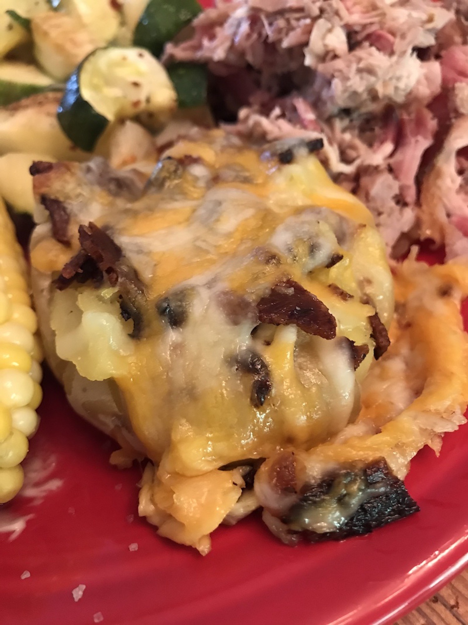 Easy Baked Potato in the Ninja Foodi Air Fryer | Hackett Hill Farm